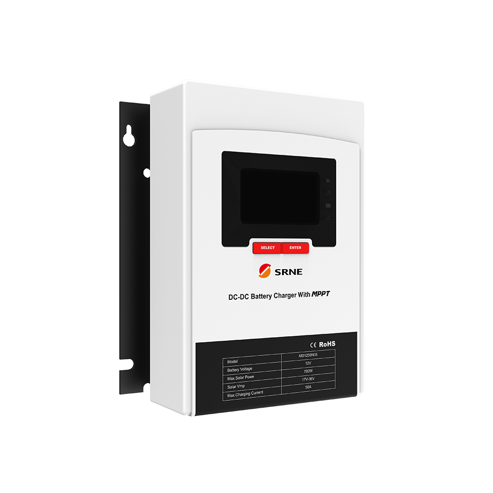 50A 12V/24V MPPT Regulator Laddningsregulator Med DC-DC laddare ...