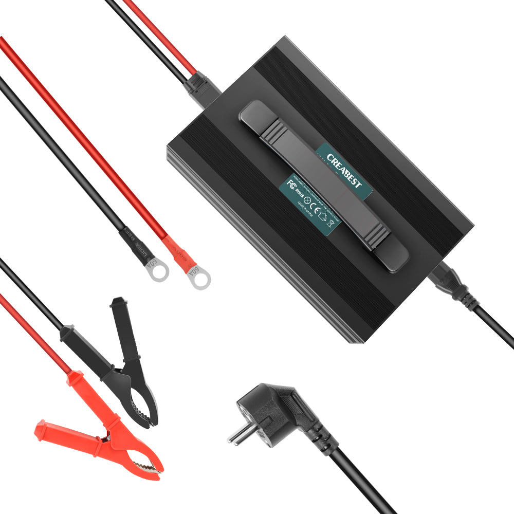 CREABEST Batteriladdare 12V 50A för LiFePO4 Lithium Gel – Creabest-SE