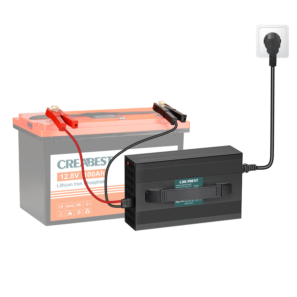 CREABEST Batteriladdare 12V 50A för LiFePO4 Lithium Gel – Creabest-SE