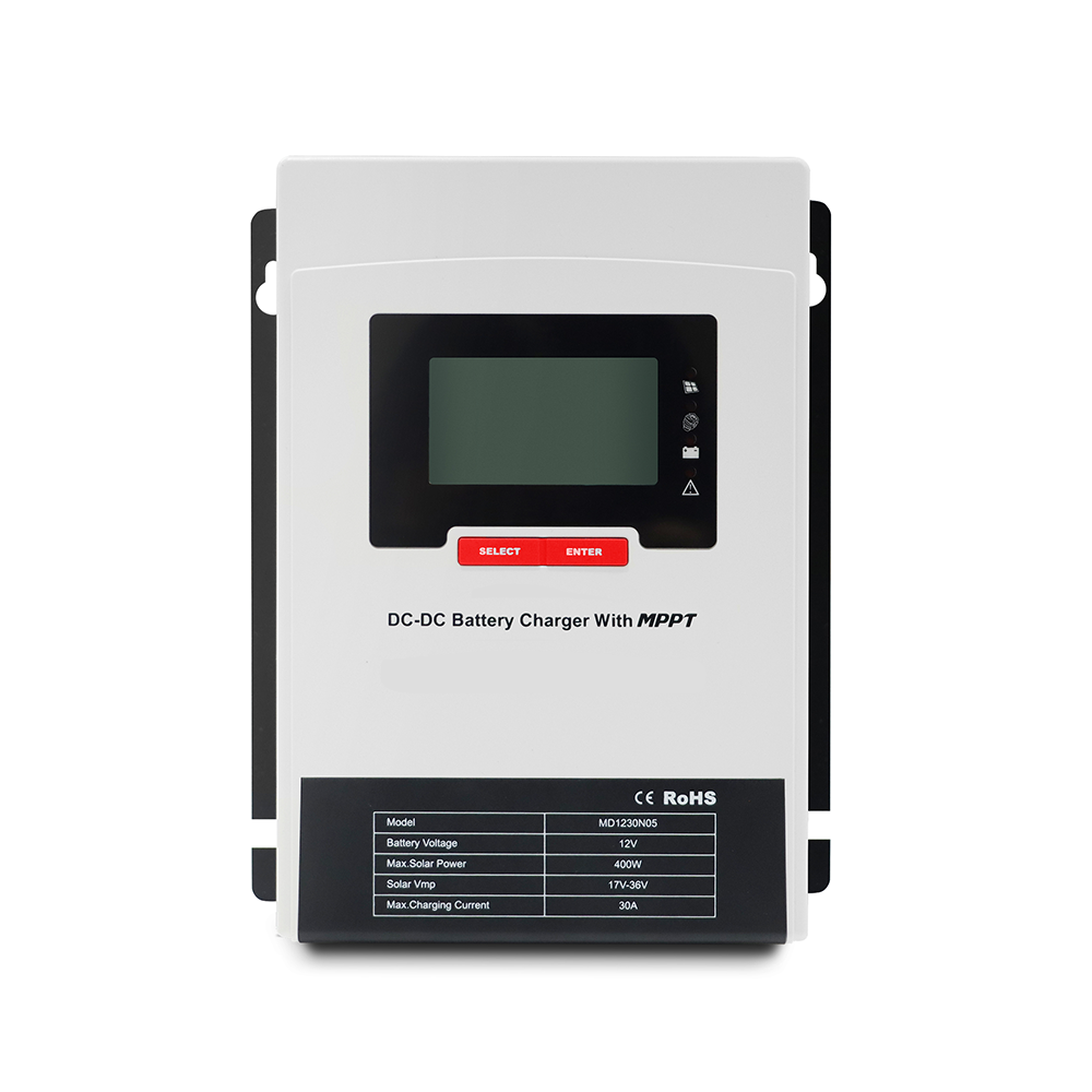 50A 12V/24V MPPT Regulator Laddningsregulator Med DC-DC laddare ...